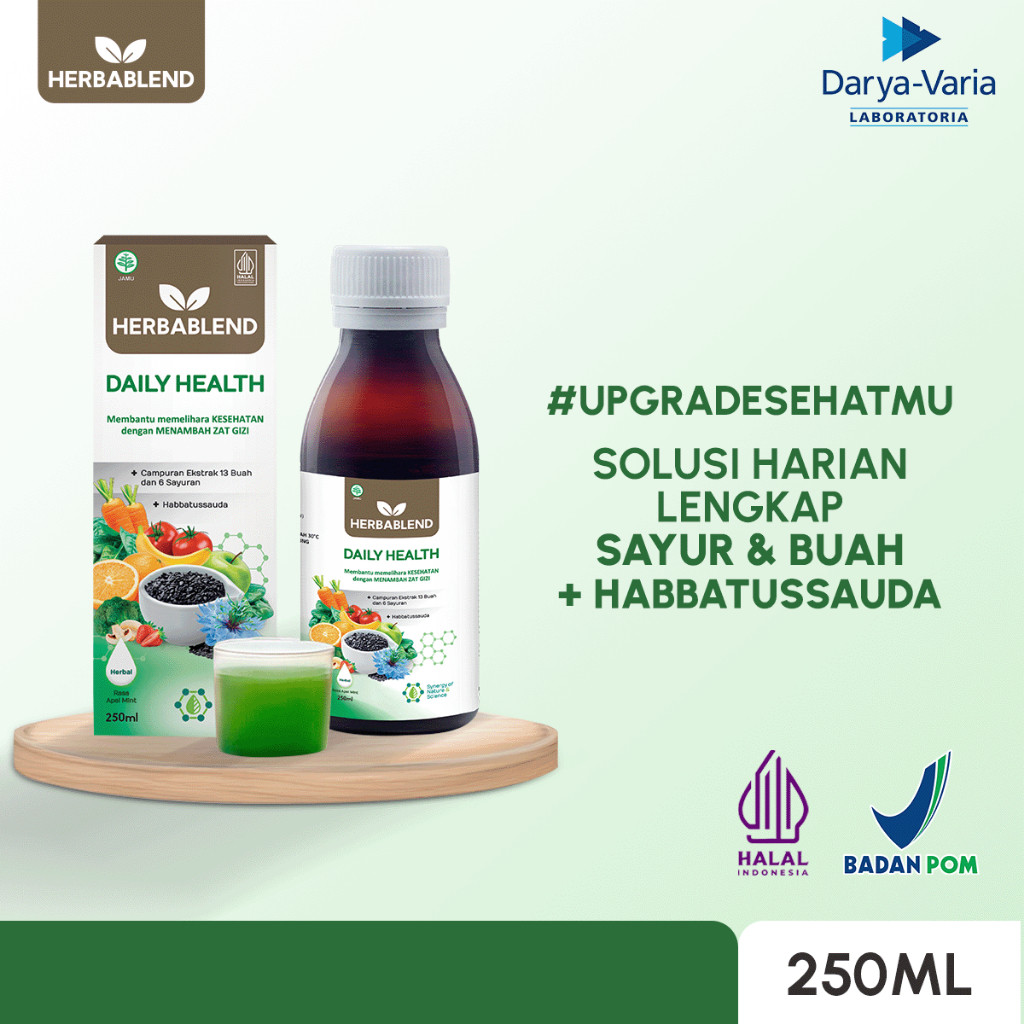 Jual Herbablend Daily Health (1 Botol x 250ml) - Sirup Vitamin Daya ...