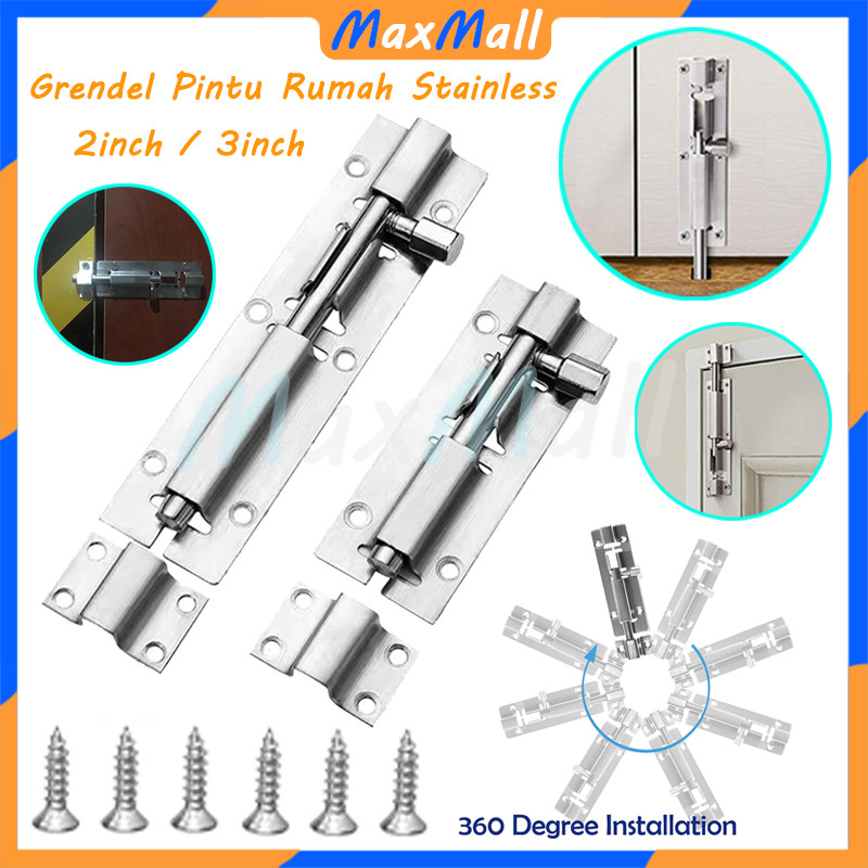 Jual Jendela Plat Tebal Grendel 2 inch, 3 inch Grendel Slot Pintu ...