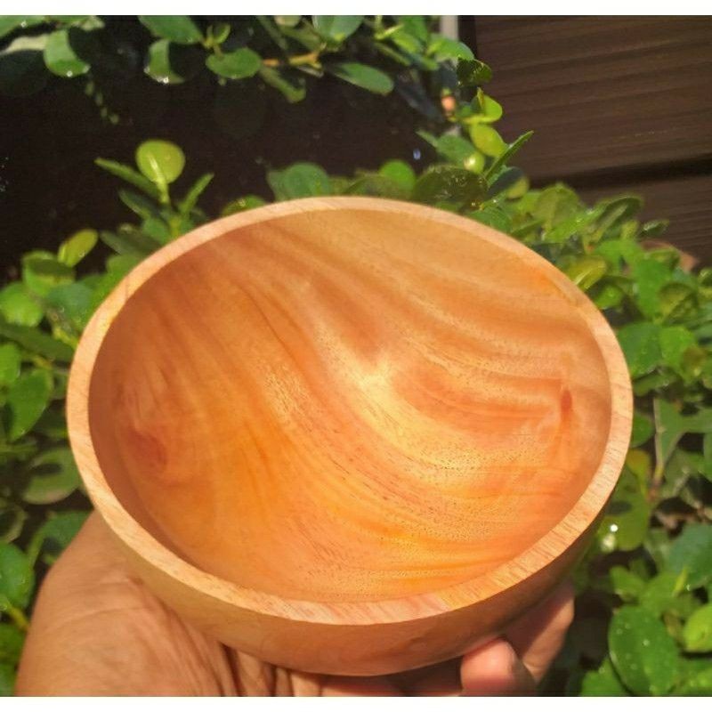 Jual mangkuk sup kayu mahoni ukuran10*4cm | Shopee Indonesia