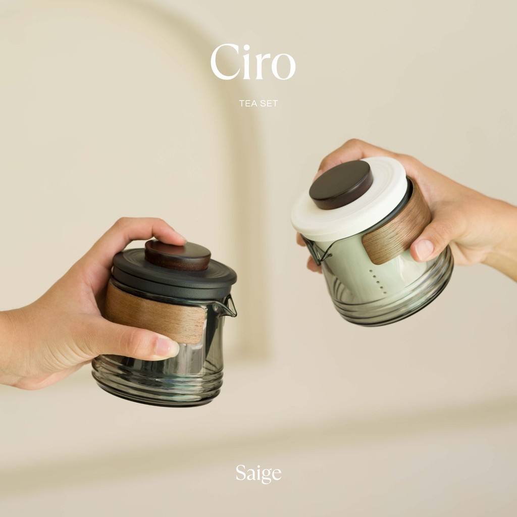 Jual [SAIGE] CIRO Tea Pot Set Cangkir Mug Teh Minimalis Nordic Portable ...