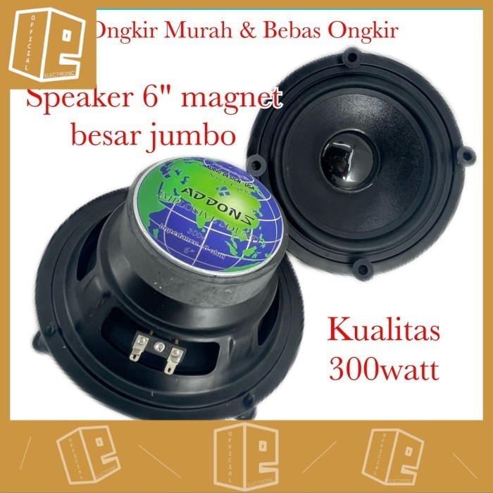 Jual speaker addons 6 inch capella implosive sound 300 watt original ...