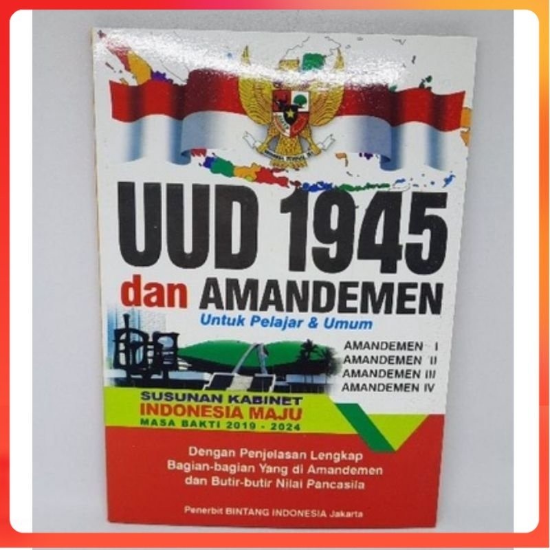 Jual Buku UUD 1945 Dan Amandemen Lengkap Terbaru Ukuran A5 | Shopee Indonesia
