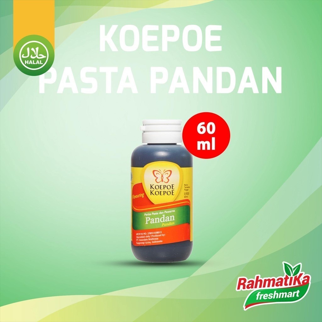 Jual Koepoe Koepoe Perisa dan Pewarna Pasta Pandan 60 ml | Shopee Indonesia