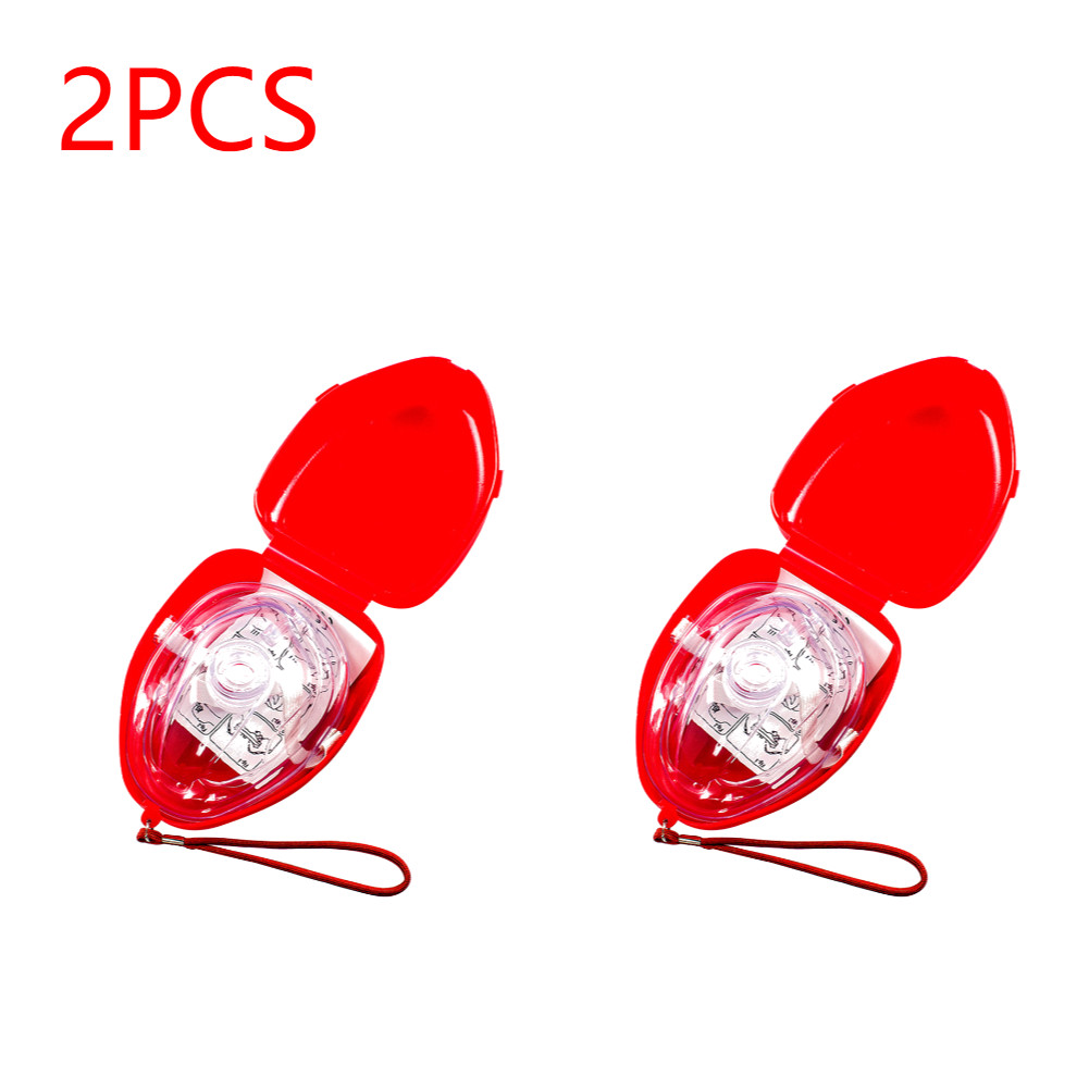 Jual CPR Mask Artificial Respiration One-Way Breathing Valve Mask ...
