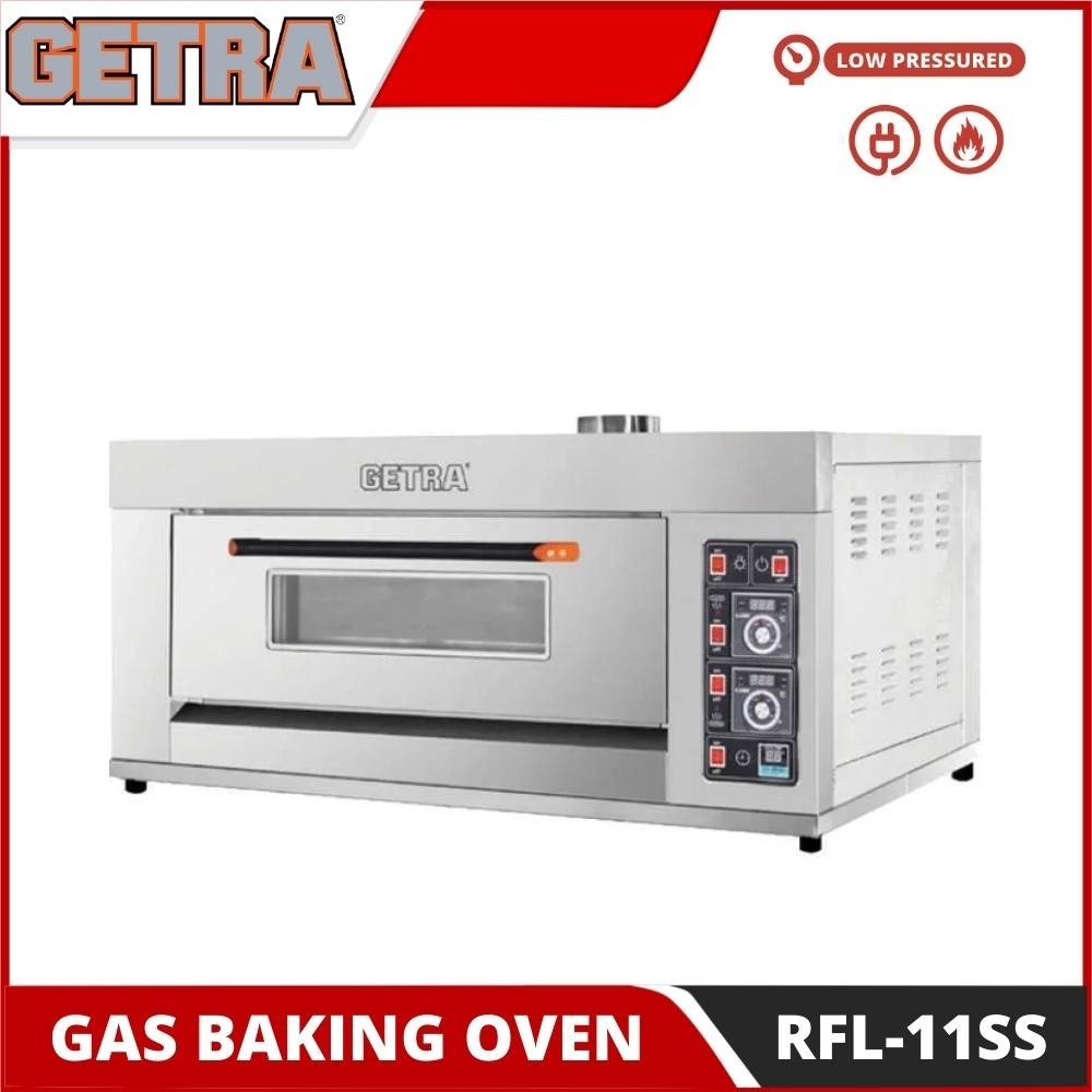 Jual Oven Gas Roti Getra Rfl 11ss Rfl-11ss Oven Roti Gas 1 Deck 1 Tray ...
