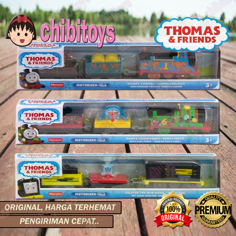 Jual Thomas & Friends Muddy Thomas Party Train Percy Deliver The Win ...