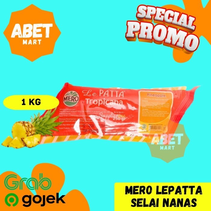 Jual Mero Lepatta Selai Nanas Kemasan 250Gr - 250 Gr Le Patta Tropicana ...