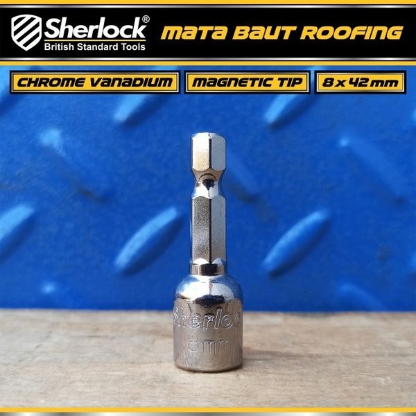 Jual Mata Baut Roofing Sherlock Magnet TIp Chrome Vanadium 8 x 42 mm ...