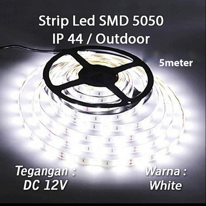 Jual Lampu LED Strip 5050 IP44 12v Outdoor Putih | Shopee Indonesia