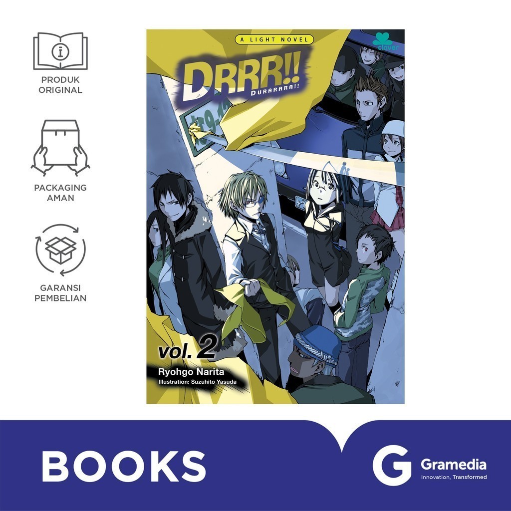 Jual Light Novel DRRR!! DURARARA!! Volume 02 (Ryohgo Narita) | Shopee ...