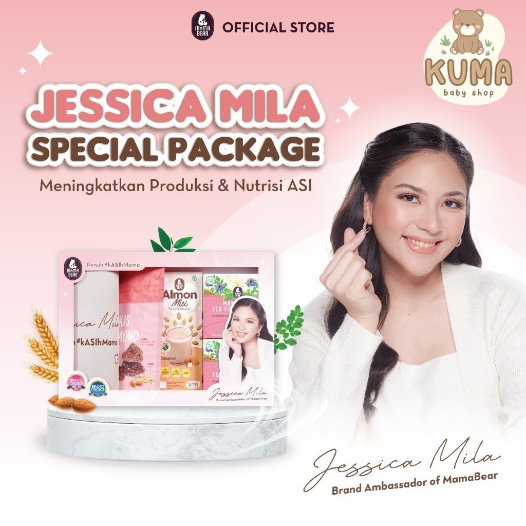 Jual MamaBear X Jessica Mila Package - ASI Booster Gift Hadiah Pelancar Peningkat Produksi ASI ...