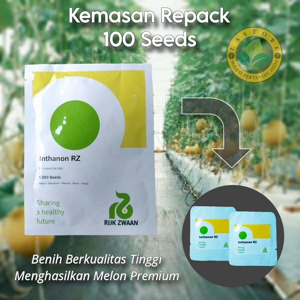 Jual Benih Melon INTHANON RZ Repack 100 Butir Rijk Zwaan | Shopee Indonesia