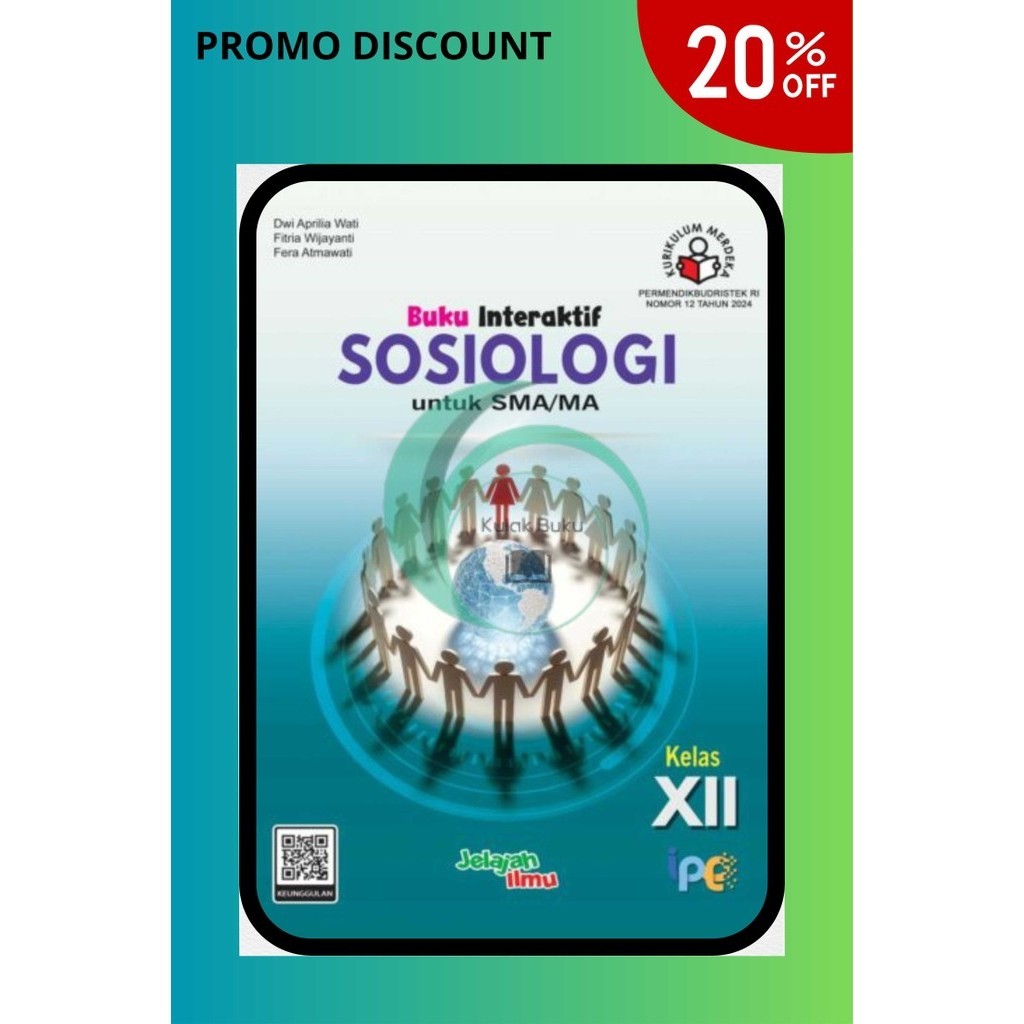 Jual Buku Paket Interaktif SOSIOLOGI Kelas 12/XII SMA/MA Kurikulum Merdeka Intan pariwara Tahun ...