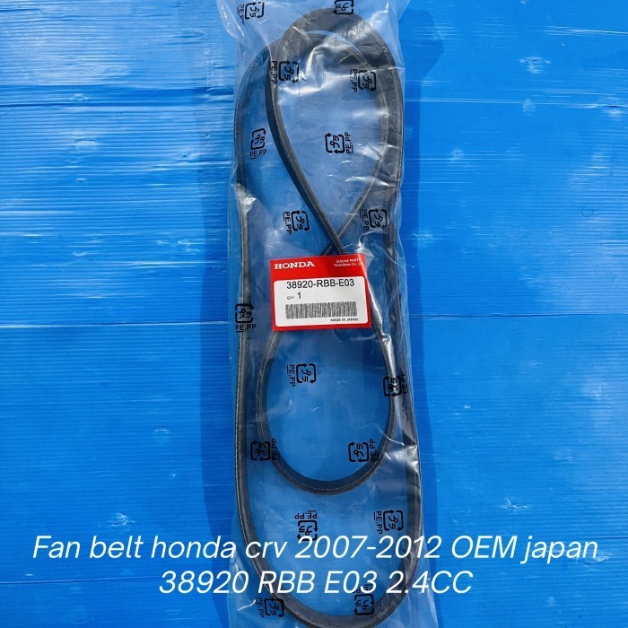 Jual Fan belt honda crv 2007-2012 38920 RBB E03 2.4cc OEM JAPAN ...