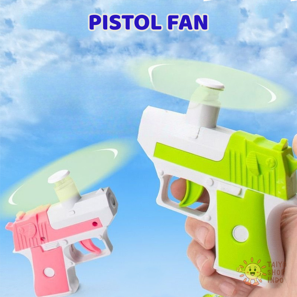 Jual TAIYO Pistol Fan Kipas Angin Tangan Mini Portable Lucu Aksesoris ...