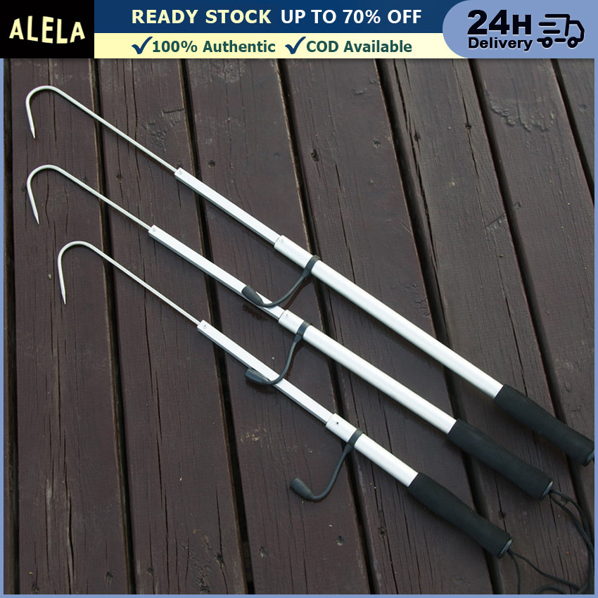 Jual Gancu Ikan Telekopik Stainless Aluminium Pengait Ikan Teleskopik ...