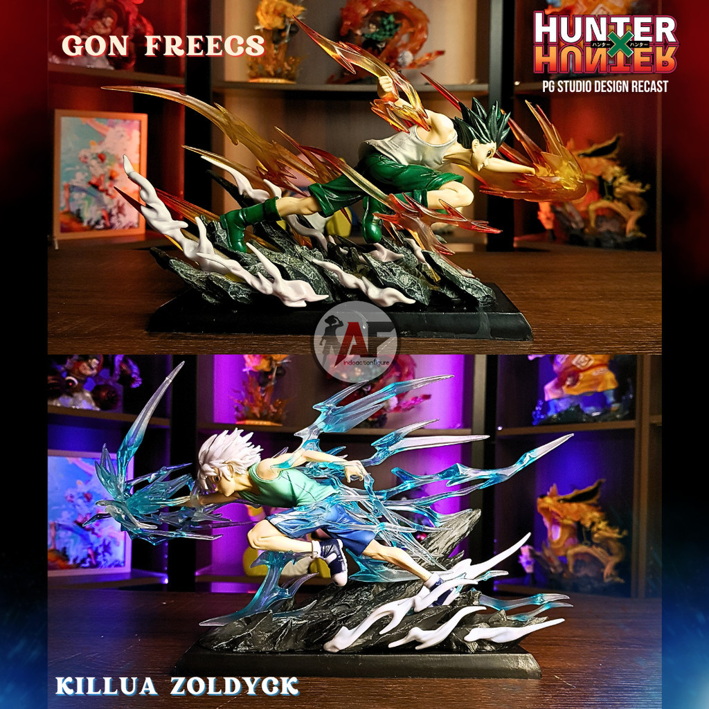 Jual Action Figure Hunter X Hunter Gon Freecs Killua zoldyck PG Studio ...
