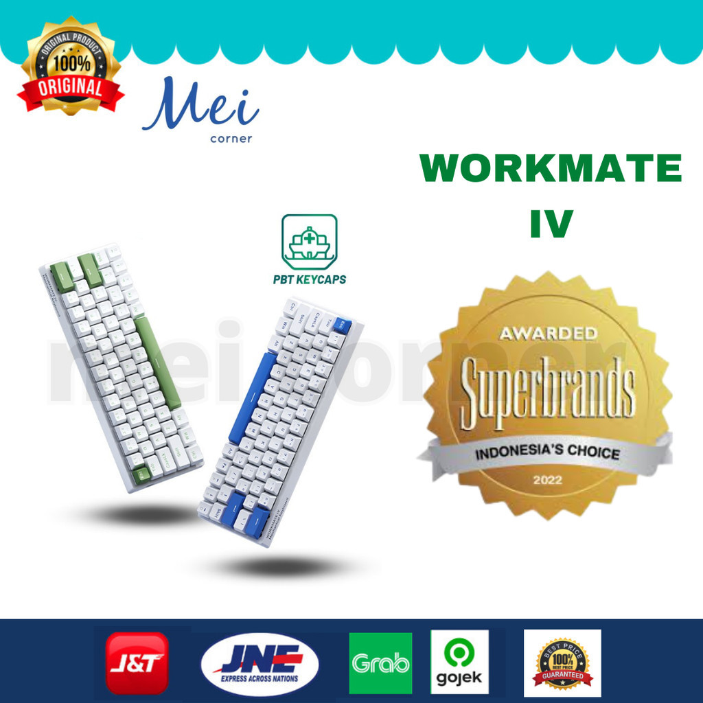 Jual ROBOT WORKMATE IV Keyboard Gaming 94 Keys PBT Keycaps Mechanical ...