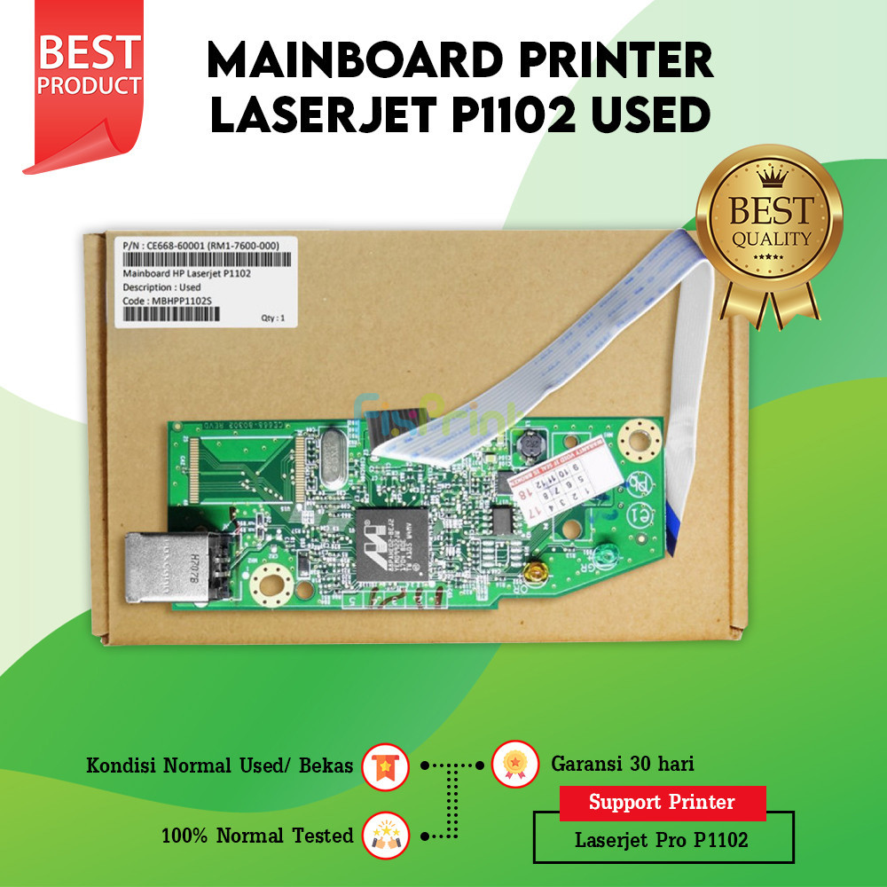 Jual Motherboard Printer HP Laserjet P1102 Mainboard HP P1102 Board ...
