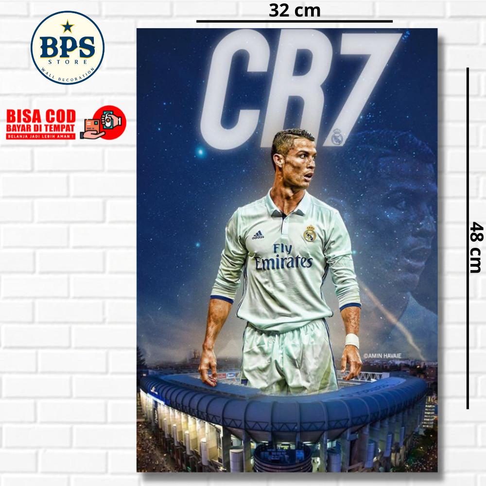 Jual POSTER CRISTIANO RONALDO - FOTO CRISTIANO RONALDO - POSTER CR 7 ...
