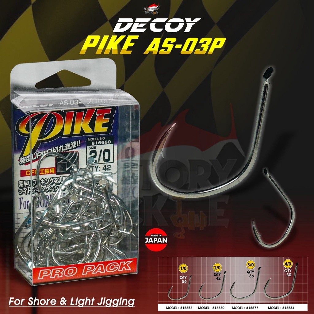 Jual KAIL PANCING | JIGGING HOOK DECOY AS-03P JIGGING SINGLE HOOK PIKE ...