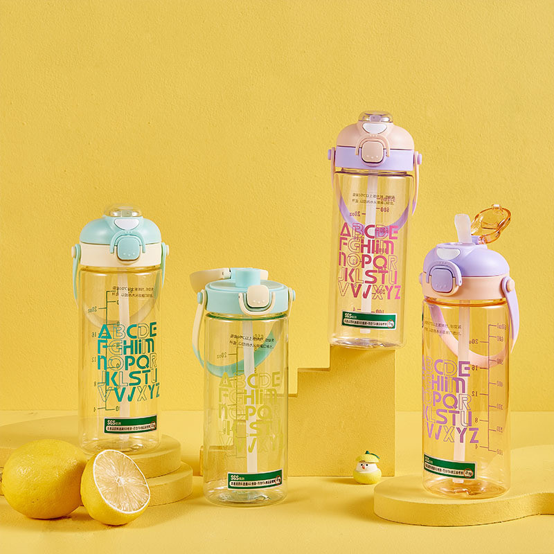 Jual Botol Minum Plastik 650 Ml | Tempat Air Minum Warna Warni Free ...