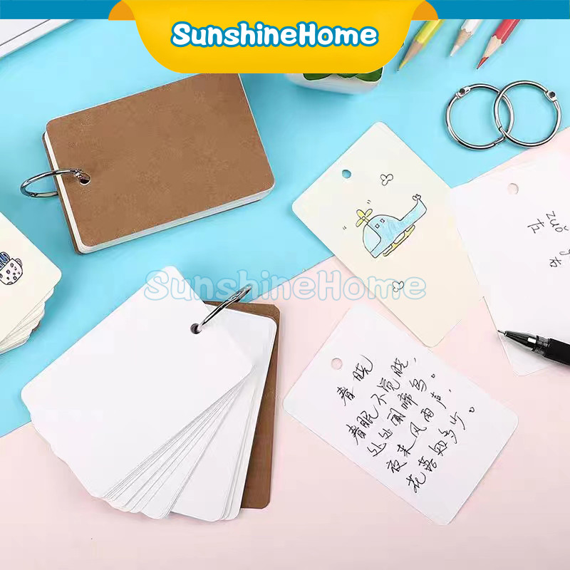 Jual Memo Book / Flash Card / Note Memo / Flash Card Paper Keychain ...