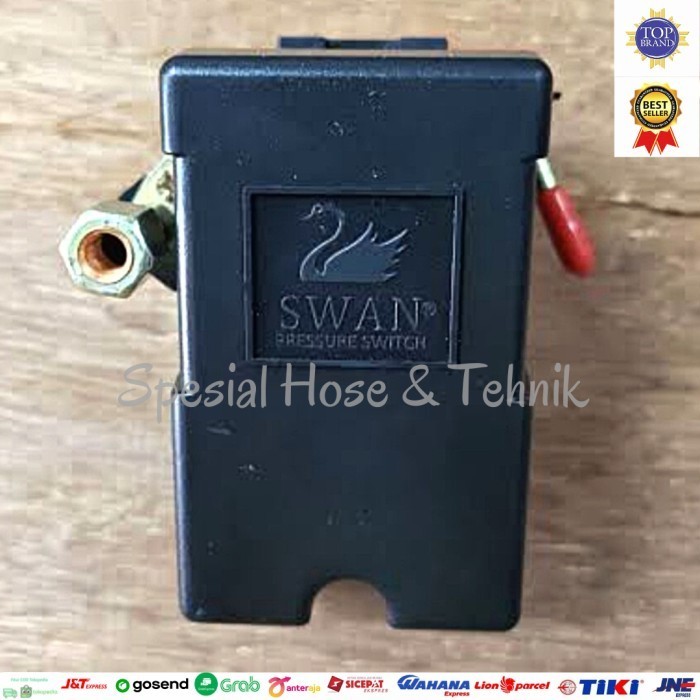 Jual Pressure swich otomatis Kompresor angin SWAN 85- 115 psi - Derat ...