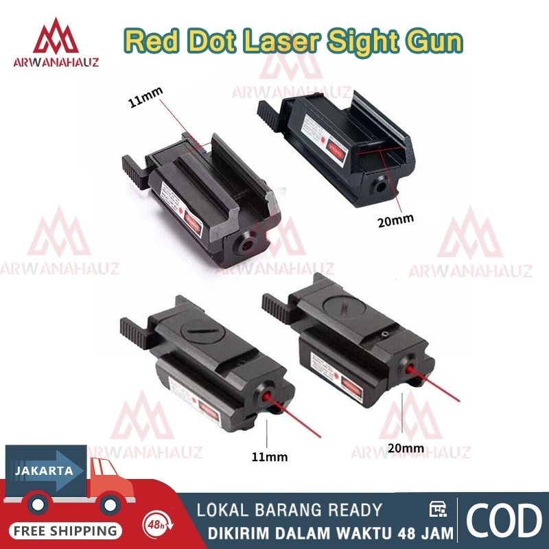 Jual Tactical Red Dot Laser LS15 LASER SENAPAN NYALA /MERAH ANGIN TGPUL Tactical Red Dot Laser ...