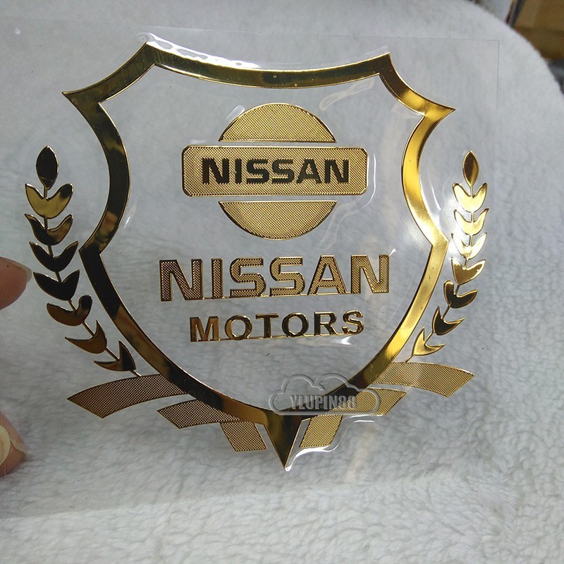 Jual NISSAN Logo Sticker Kereta Medal Car side Label Body Sticker Car ...