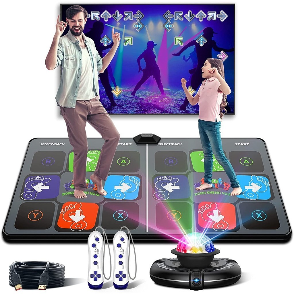 Jual Dance Mat Game for TV/PC Family Sports Video Game Anti-slip Music ...