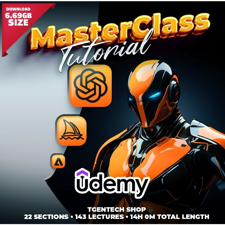 Jual beli 2 bonus 1 Udemy - ChatGPT Mega Course Midjourney, Adobe Firefly AI, ChatGPT 4 ...