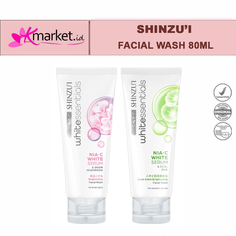 Jual SHINZUI WHITEssentials Acne Calm Brightening Facial Wash CICA ...