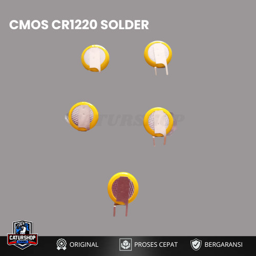 Jual BATERAI CMOS BIOS LAPTOP KECIL 2 KAKI CR1220 ML1220 CR1220 Solder ...