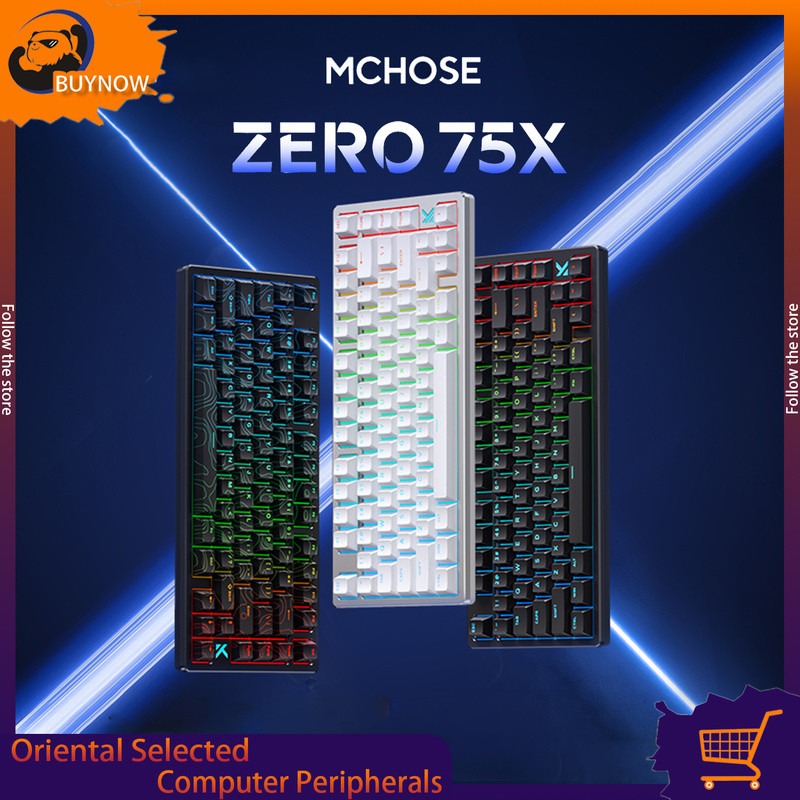 Jual MCHOSE ZERO 75X Magnetic Switch Keyboard Wired 8k Return Aluminium Alloy Customized ...