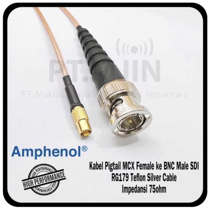 Jual JD99 Kabel Pigtail RG179 BNC Male ke MCX Female Panjang 50CM | Shopee Indonesia