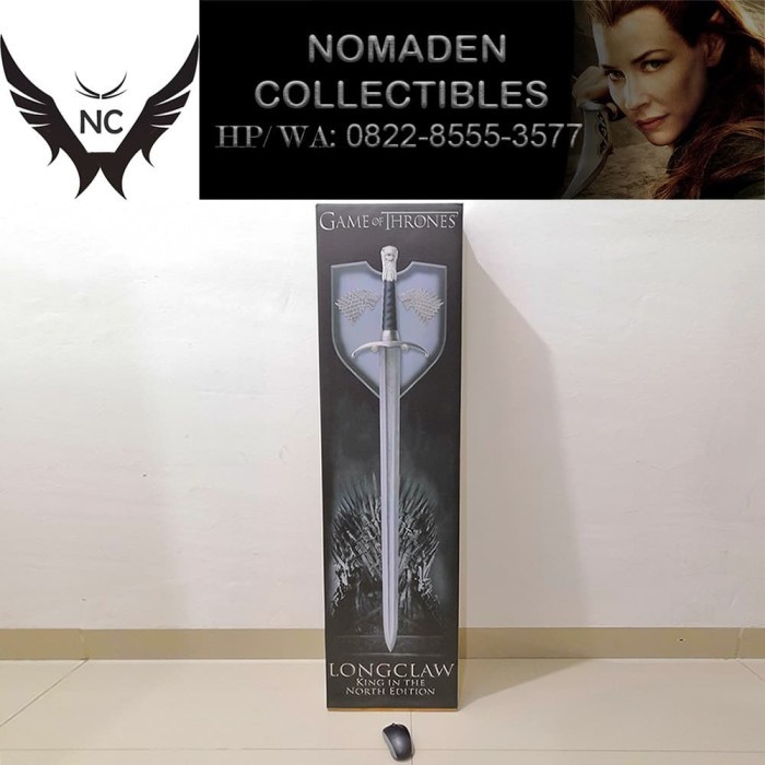 Jual Valyrian Steel Game Of Thrones Longclaw Damascus Sword Of Jon Snow ...