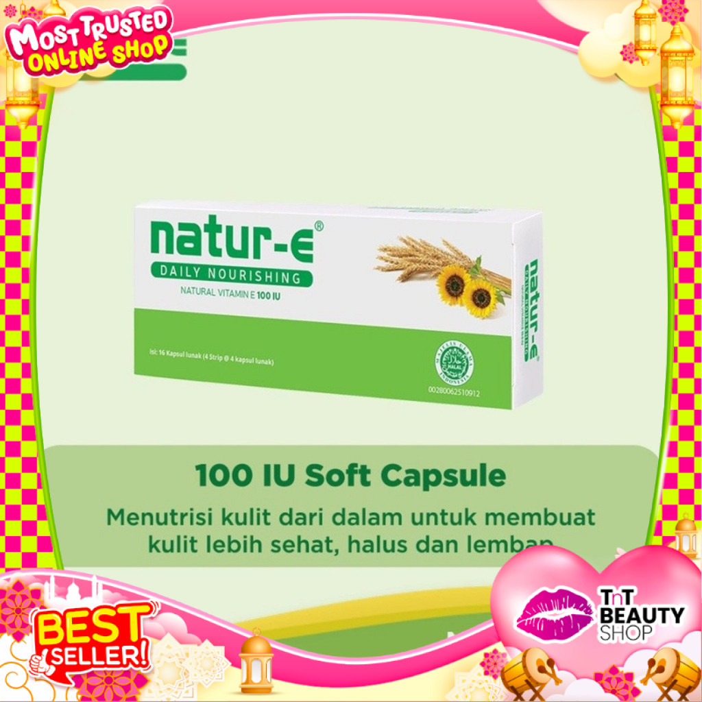 Jual Natur-E Skin Start Natural Vitamin E 100 IU 16s - 32s - Soft ...