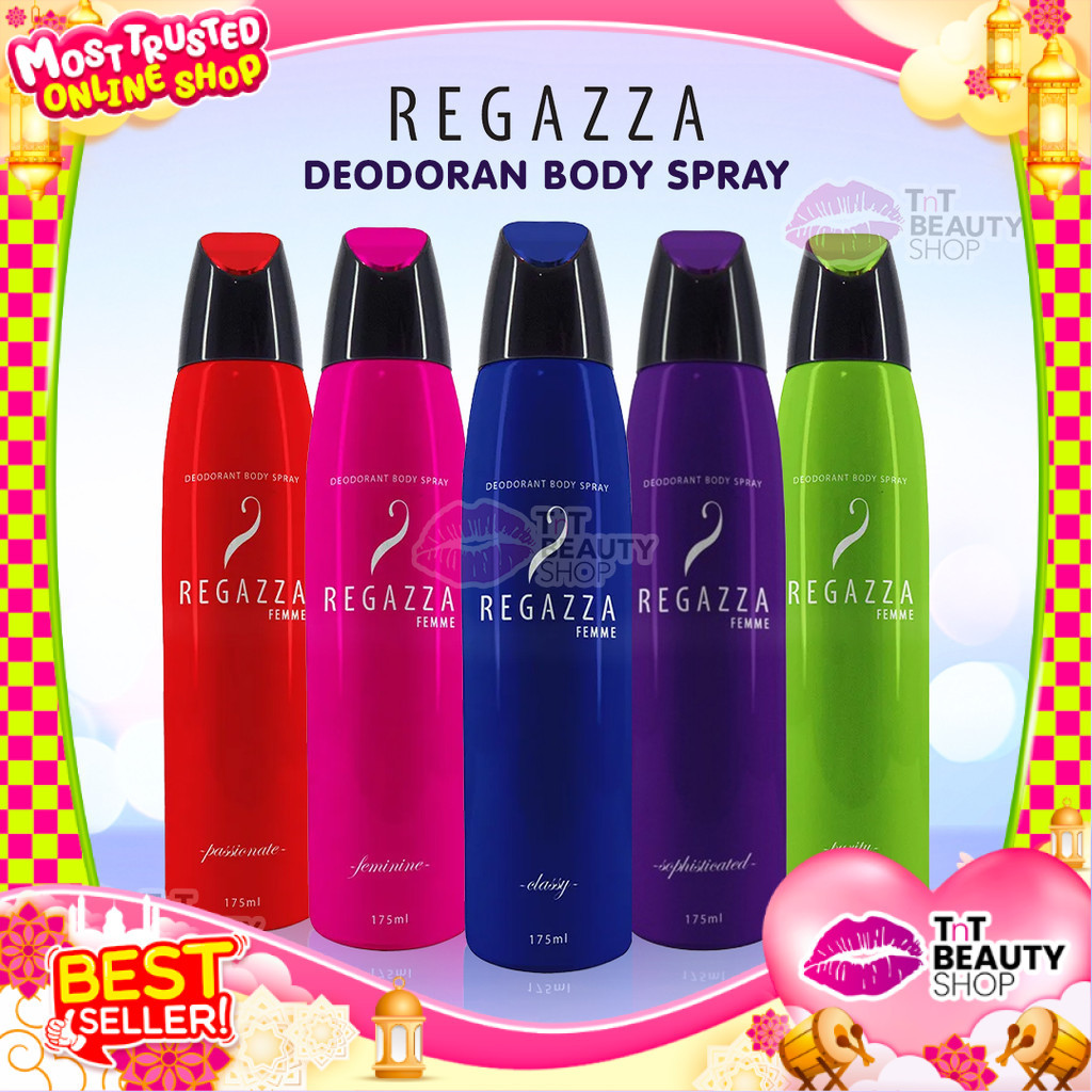 Jual Regazza Body Spray 100ml & 175ML | Regazza Deo Spray 100ml & 175ml ...