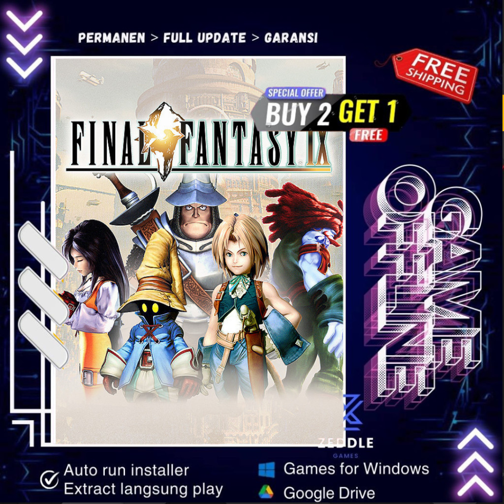 Jual FINAL FANTASY IX - GAME PC - GAME LAPTOP - PC GAME OFFLINE ...