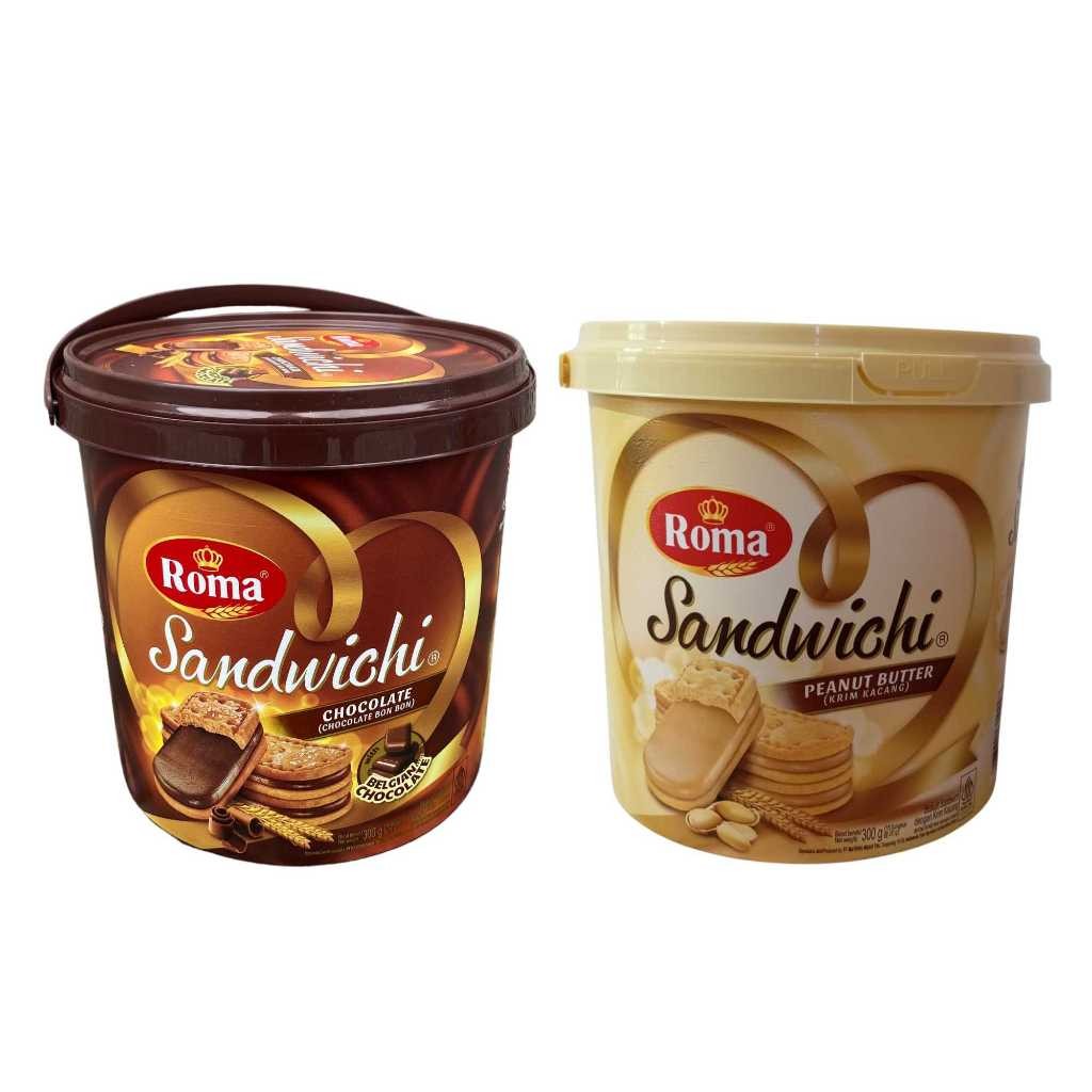 Jual Roma Sandwichi 300gr Chocolate Belgian Bon Bon Biskuit Sandwich ...