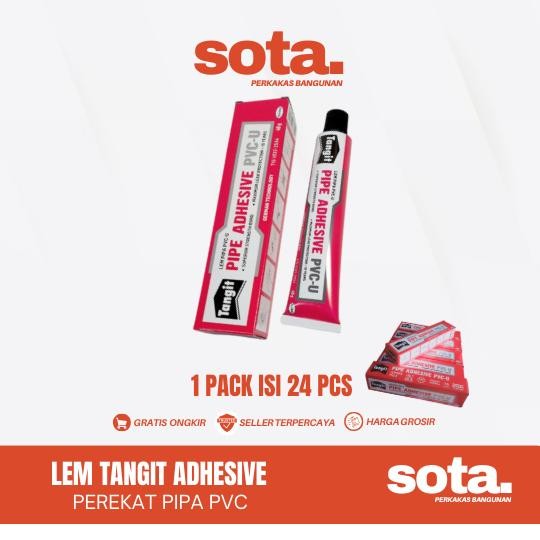 Jual Lem Pipa Tangit Adhesive Isi 40 Gram / Pipa Paralon Pvc (1 Pack ...