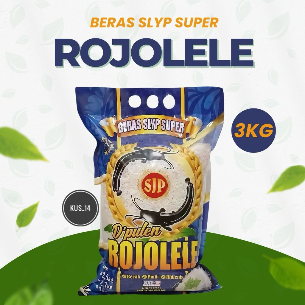 Jual Beras 3kg Cap Raja Lele - Beras Bersih Enak | Shopee Indonesia