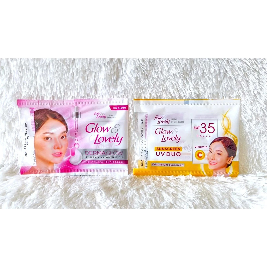 Jual Glow & Lovely Cream Sachet 7gr | Shopee Indonesia