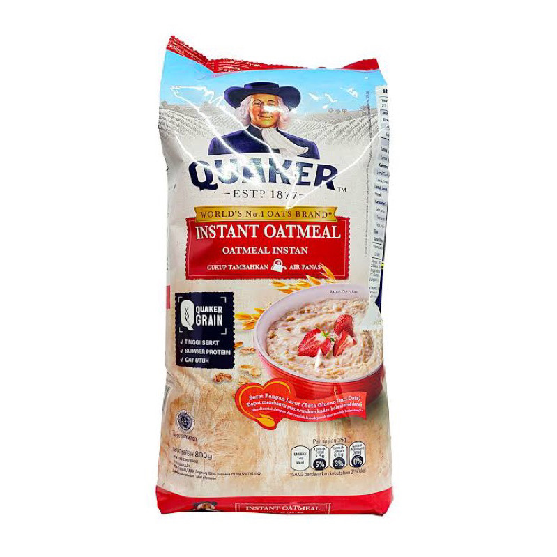 Jual QUAKER INSTANT OATMEAL 200gr OATMEAL INSTAN | Shopee Indonesia