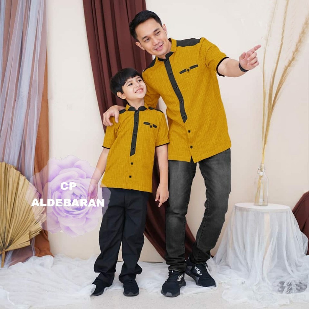 Jual UMMI-CP BAJU KOKO ALDE AYAH DAN ANAK rD / COUPLE KOKO DEBARAN ...