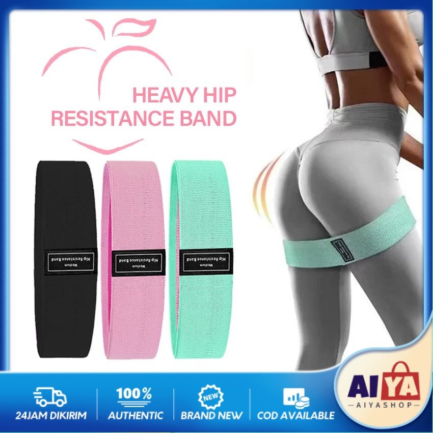 Jual Hip Resistance Band Loop Mini Anti Slip | Hip Band | Squad Band ...