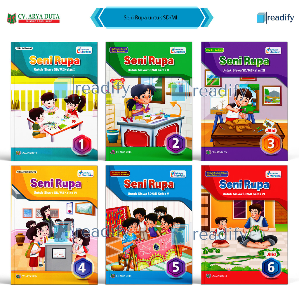 Jual Seni Rupa Kelas 1 2 3 4 5 6 SD/MI Arya Duta Kurikulum Merdeka Revisi Terbaru | Shopee Indonesia