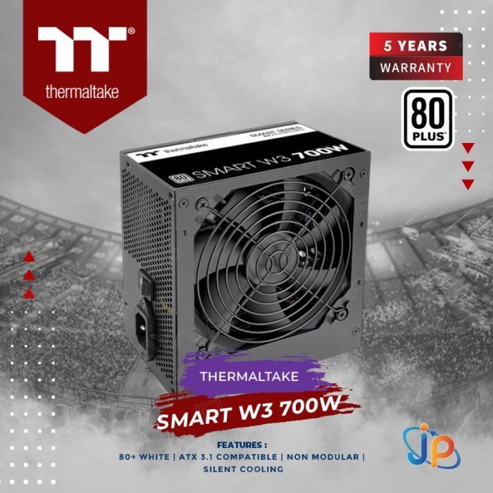 Jual Thermaltake Smart W3 700W ATX 3.1 PSU - Power Supply 700 Watt 80 ...