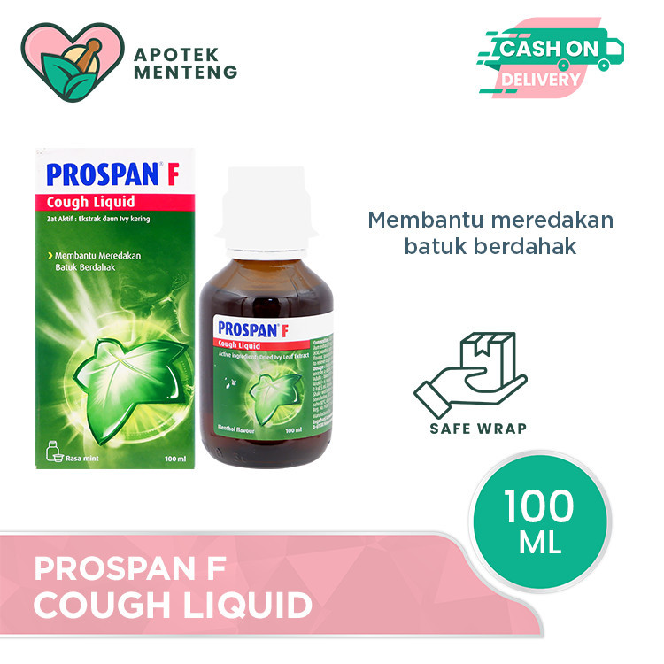 Jual Prospan F Cough Liquid 100 mL - Meredakan Batuk Berdahak | Shopee ...